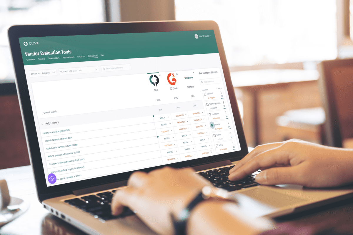 Vendor Evaluation | Olive Technologies