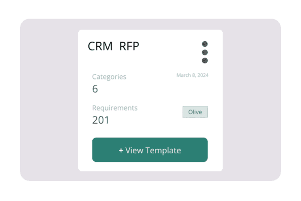 CRM RFP Template