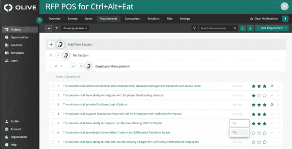 Create and Issue Software RFPs for Faster Tech Procurement | Olive ...