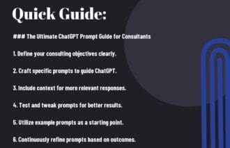 The Ultimate ChatGPT Prompt Guide for Consultants | Olive Technologies
